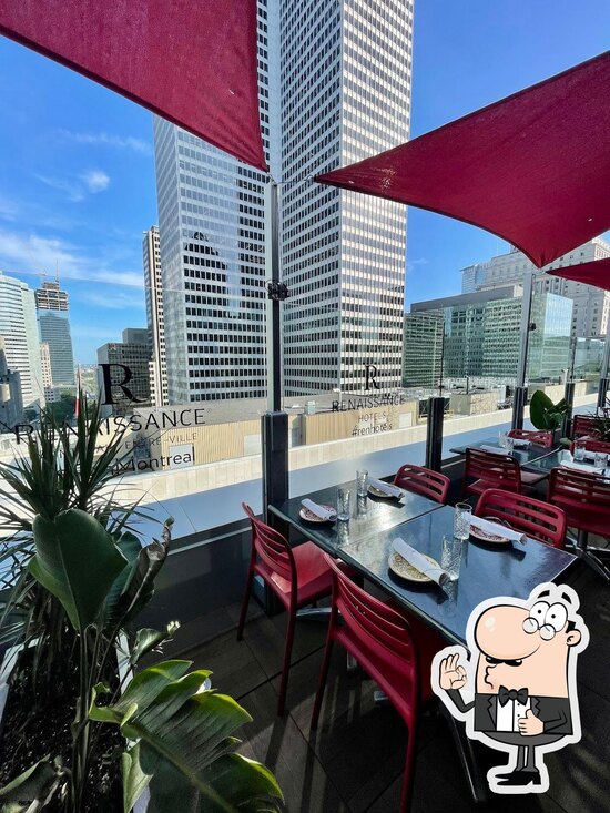 Menu at AIR Rooftop Terrace restaurant, Montréal