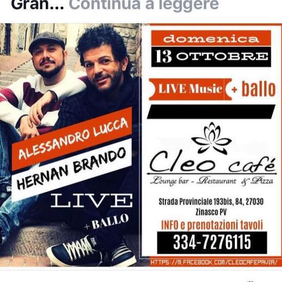 Menu da Cleo Café ristorante, Sairano