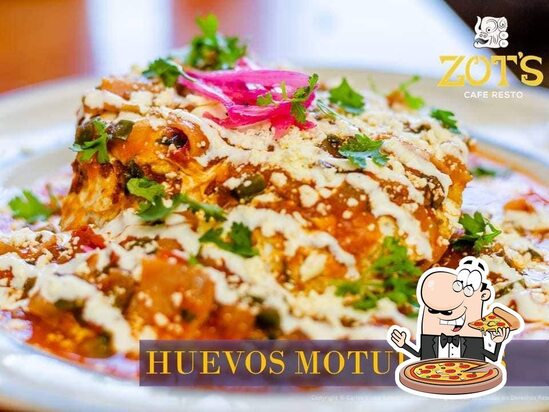 Menu at Zots cafe, Palenque