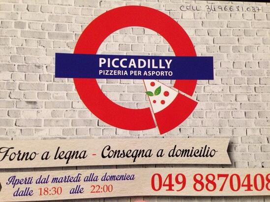 Menu at Pizzeria Piccadilly, Padua