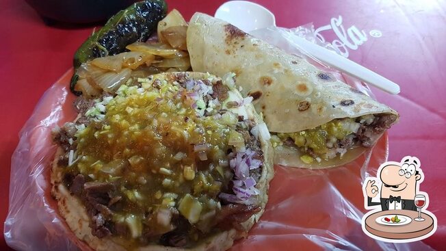 Menu at Tacos sinaloa restaurant, Ensenada