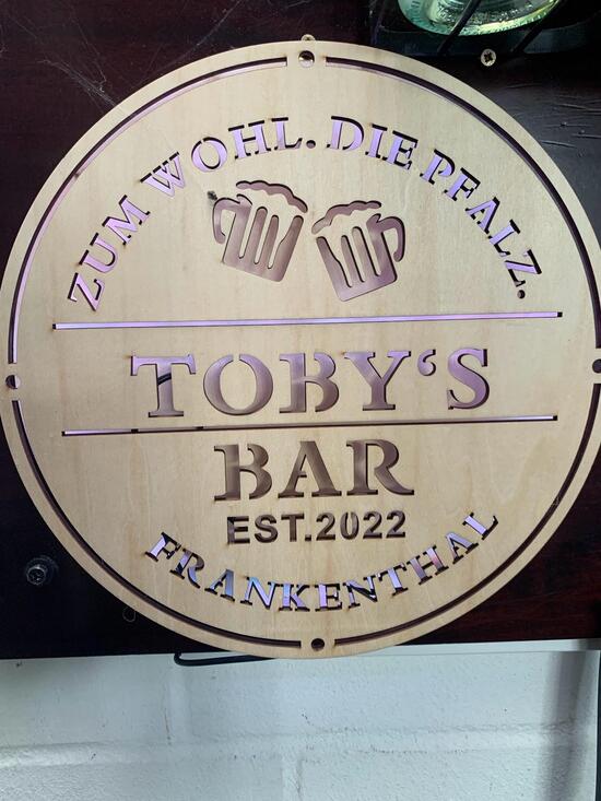 Speisekarte von Toby‘s Bar, Frankenthal (Pfalz)