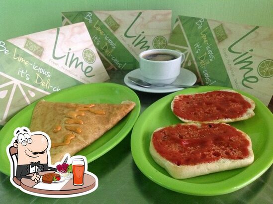 Menu at lime deli restaurant, Mexico City