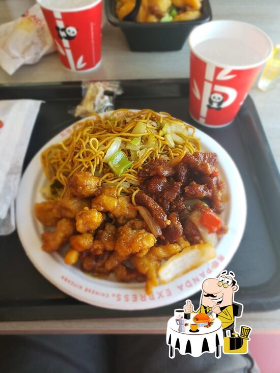 Menu at Panda Express fast food, Manitowoc