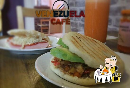 Menu at Venezuela cafe, Liverpool, 72 Bagot St