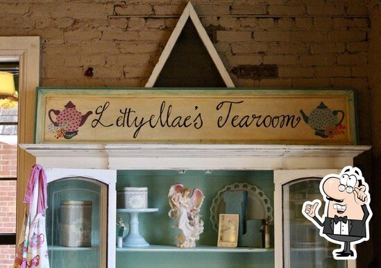 Menu at Letty Mae's Tea Room cafe, Morris