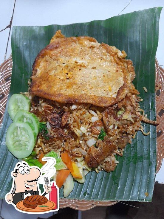 Menu at Nasi Goreng Alya restaurant, Depok, Jl. Pekapuran perumahan ...