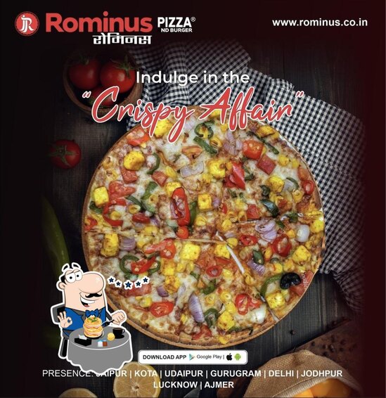 Menu at Rominus Pizza & Burger, Chomu