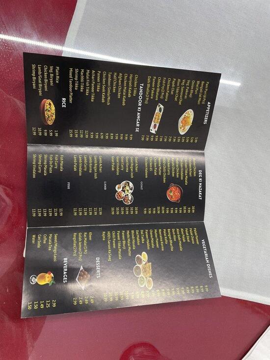 Menu at Happy Da Dhaba restaurant, Floral Park