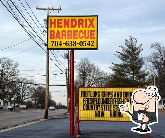 Menu at Hendrix Barbecue, Spencer, 615 Salisbury Ave