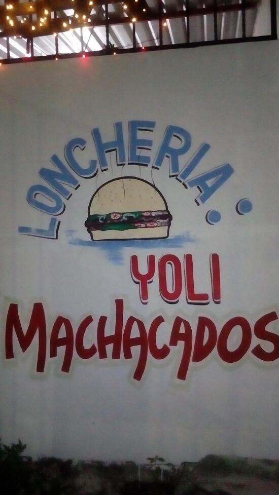 Menu at Loncheria Yoli restaurant, Chetumal