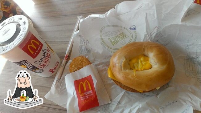 Menu at McDonald's restaurant, Polegate, Hailsham Rd