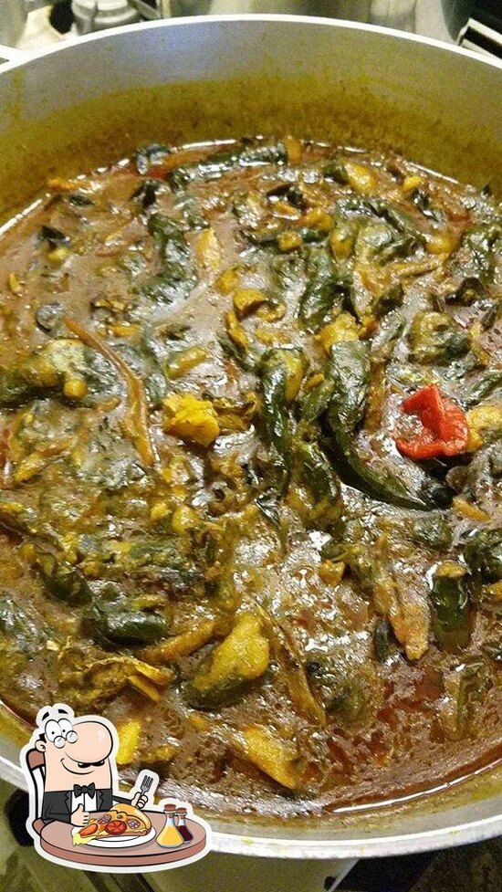 Menu at African Kitchen restaurant, Baltimore