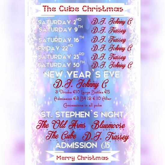 Menu at The Cube Templemore pub & bar, Templemore