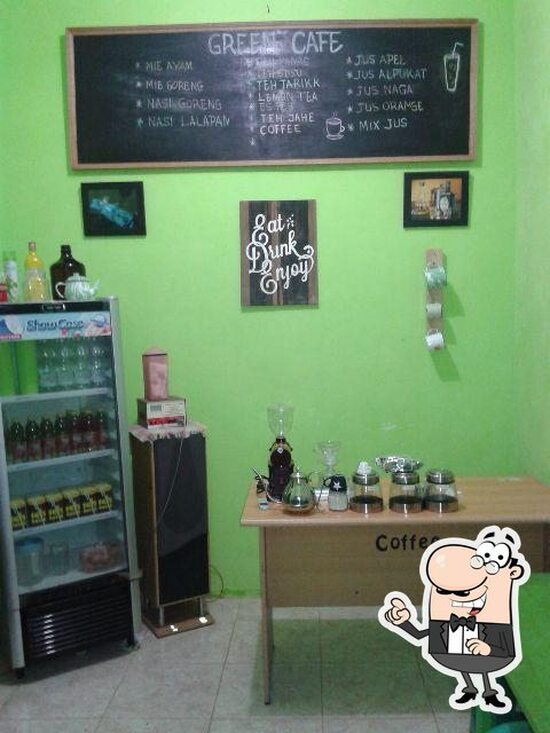 Menu at Green Cafe, Indonesia, 6H9M+3C5