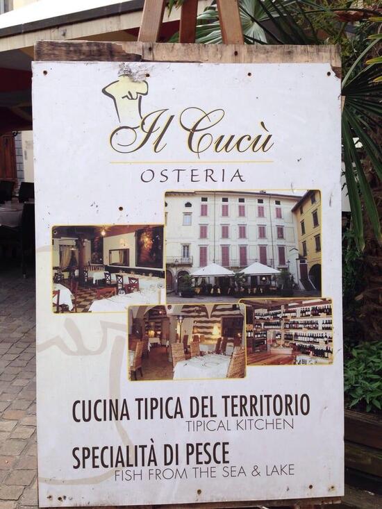 Menu at Ristorante Osteria Cucu', Pisogne