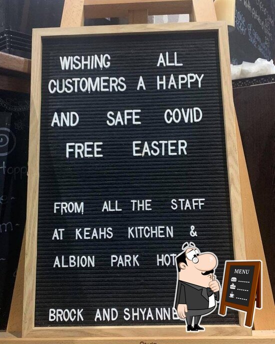 Menu at Keah's Kitchen pub & bar, Albion Park