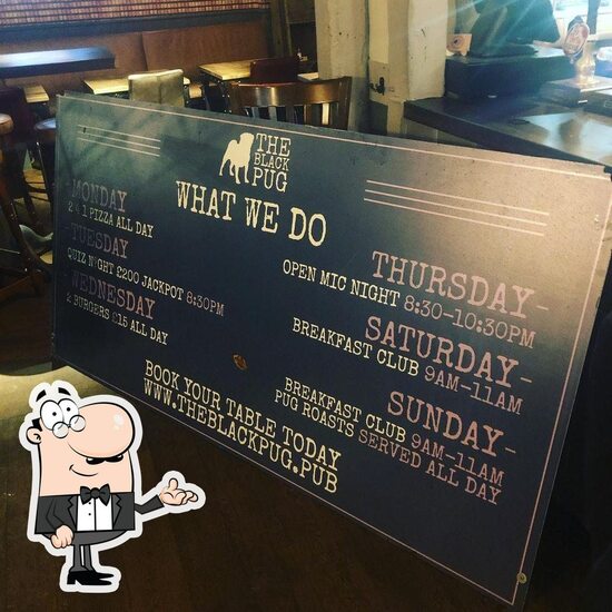 The Black Pug, Warwick - Restaurant menu, prices and reviews