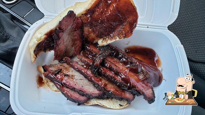 Menu at Hot Box BBQ, Fresno