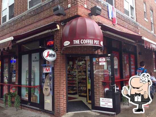Menu at The Coffee Pot cafe, New York City, 23rd Ave