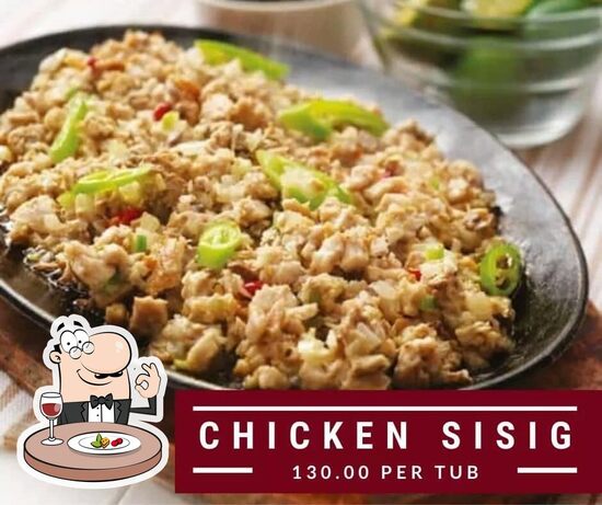 Menu at Connie's SISIG & TAPSI restaurant, Tanza