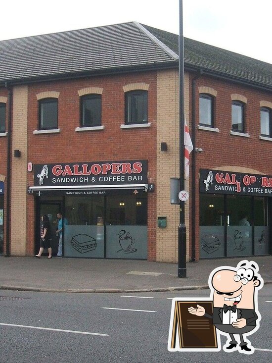 Menu at Gallopers fast food, Belfast