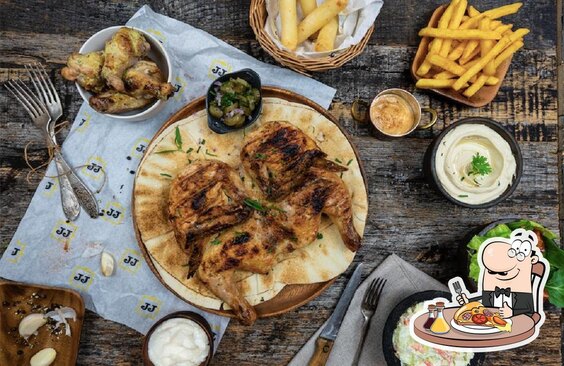 Menu at JJ Chicken restaurant, Dubai, 24MW+XX4