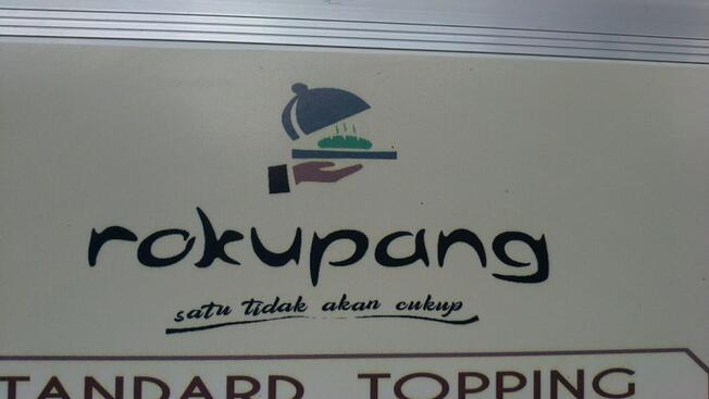 Menu at Rokupang restaurant, Kupang
