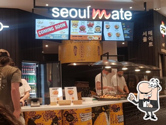 Menu at Seoul Mate restaurant, Christchurch