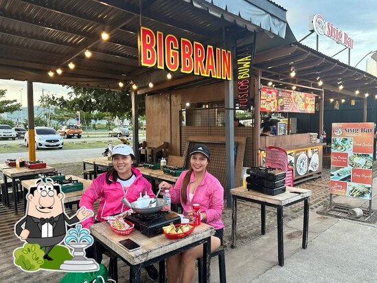 Menu at Big Brain restaurant, Cebu City