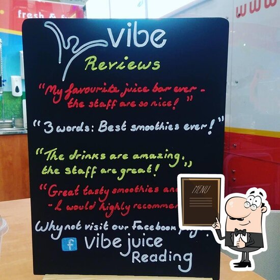 Vibe Juice Reading, Reading - Restaurant menu, prices and reviews
