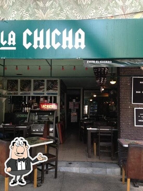 Menu at La Chicha restaurant, Mexico City, Orizaba 171-4 Col. Roma Norte