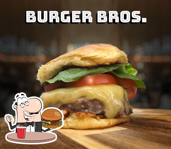 Menu at Burger Bros. restaurant, London