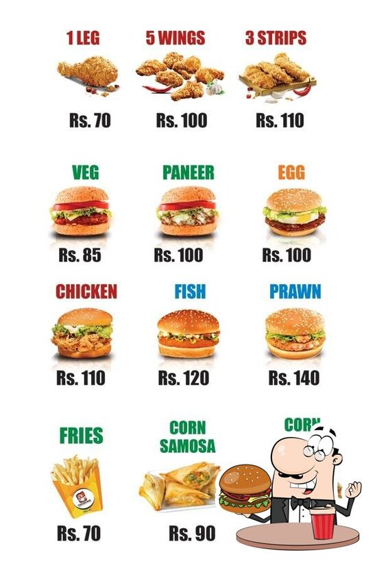 Menu at CHICKEN BOX, Proddatur