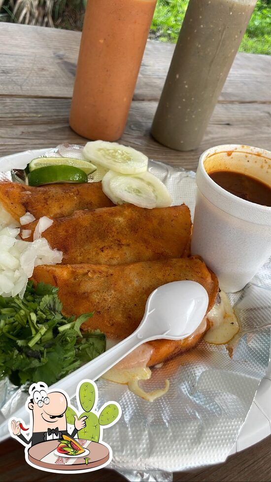 Menu at Carnes y Tacos del Sur restaurant, Ruskin