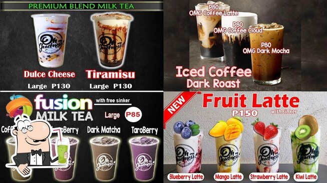 Menu at Oh My Goodness cafe, Cabanatuan City