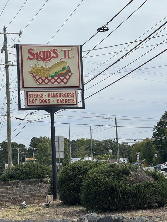 Menu at Skids II Burlington restaurant, Burlington, S Church St