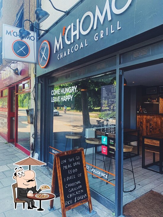 Menu at M'Chomo Charcoal Grill restaurant, London