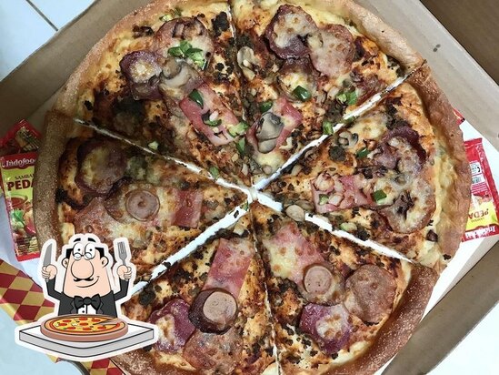 Menu at Pezzo Pizza restaurant, South Jakarta, QRGR+PWH
