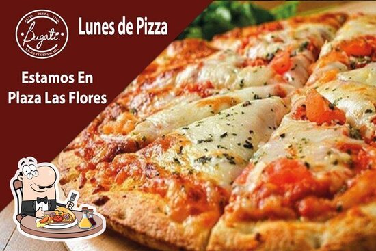 Menu at Bugati Pizzas restaurant, Tepic