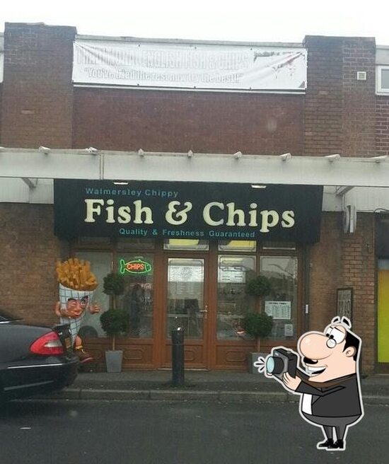 Menu at Walmersley Chippy restaurant, Bury