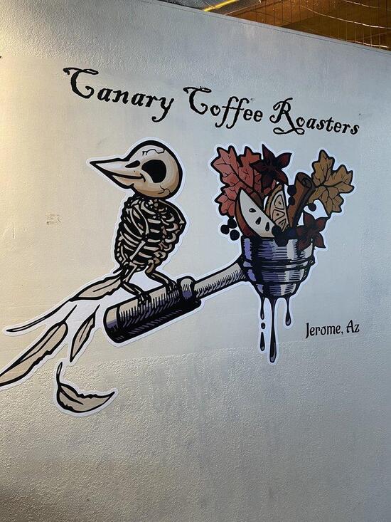 Menu at Canary Coffee Roasters, Jerome