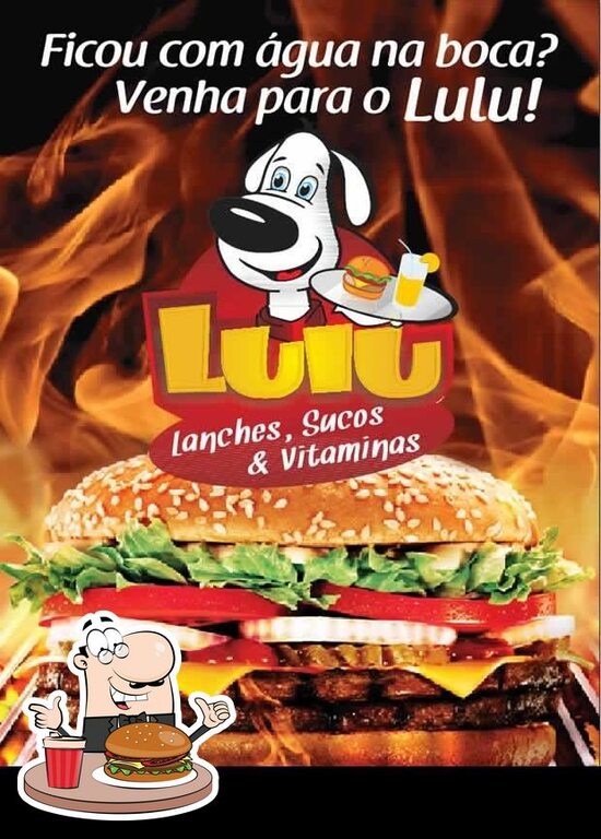 Menu em Lulu Lanches cafeteria, Piraju