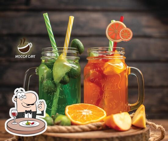 Menu at Mocca café, Egypt, الطريق الجديد