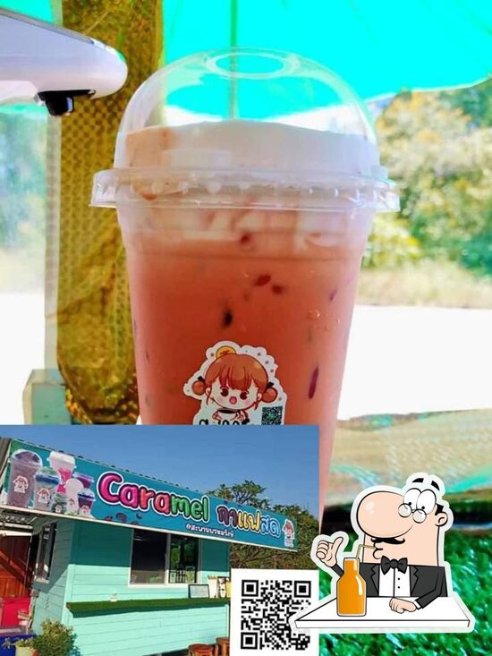Menu at Caramel กาแฟสด, Tha Ruea