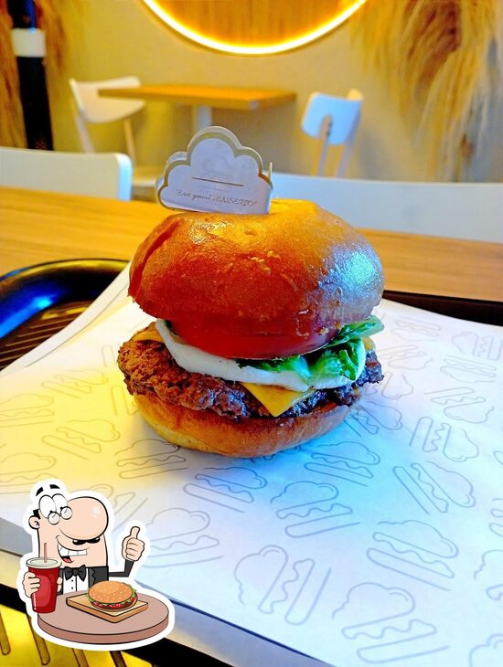 Menu at Heaven Burger restaurant, Bogotá