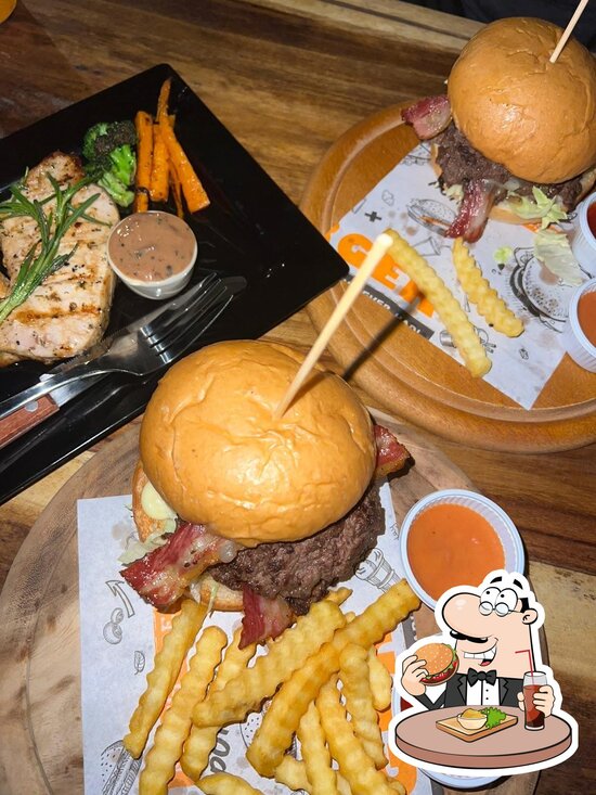 Menu at Mix burger & steak restaurant, Chalong