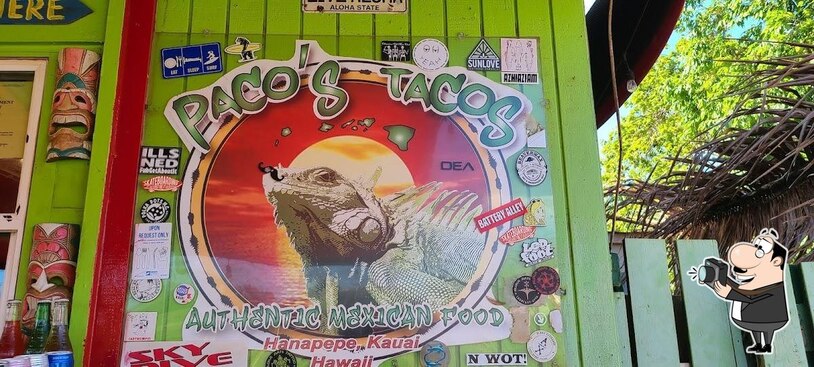 Menu at Paco taco cafe, Kalaheo