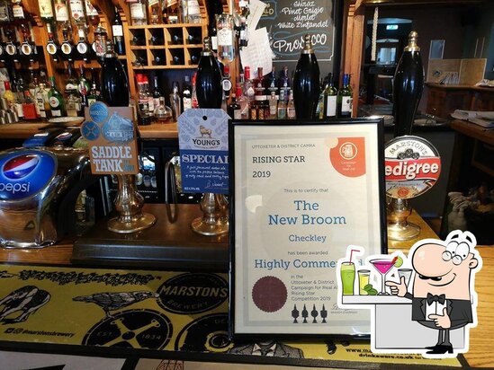 Menu at New Broom Checkley restaurant, Tean, Uttoxeter Road