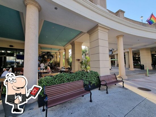 Menu at The Village at Gulfstream Park restaurant, Hallandale Beach